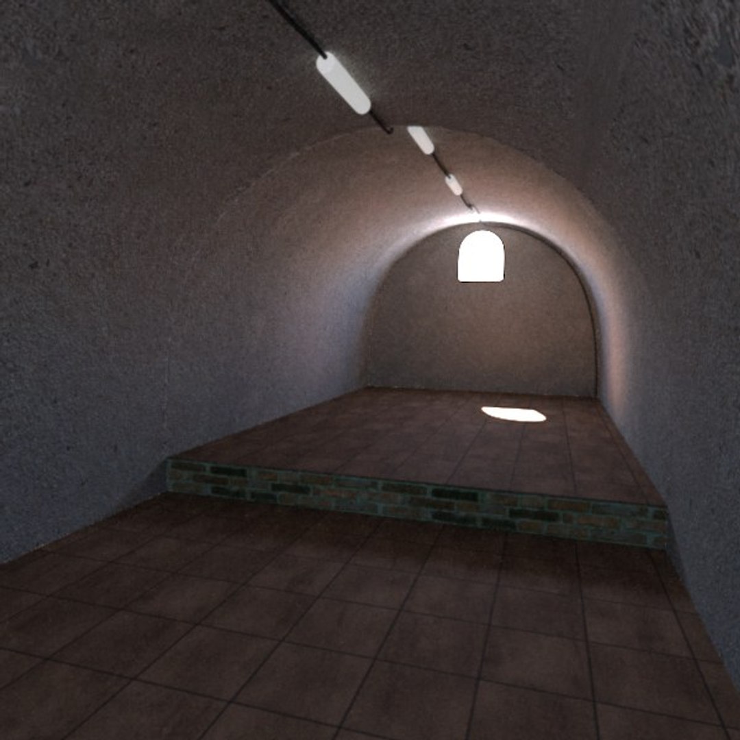 wine cellar 3d model