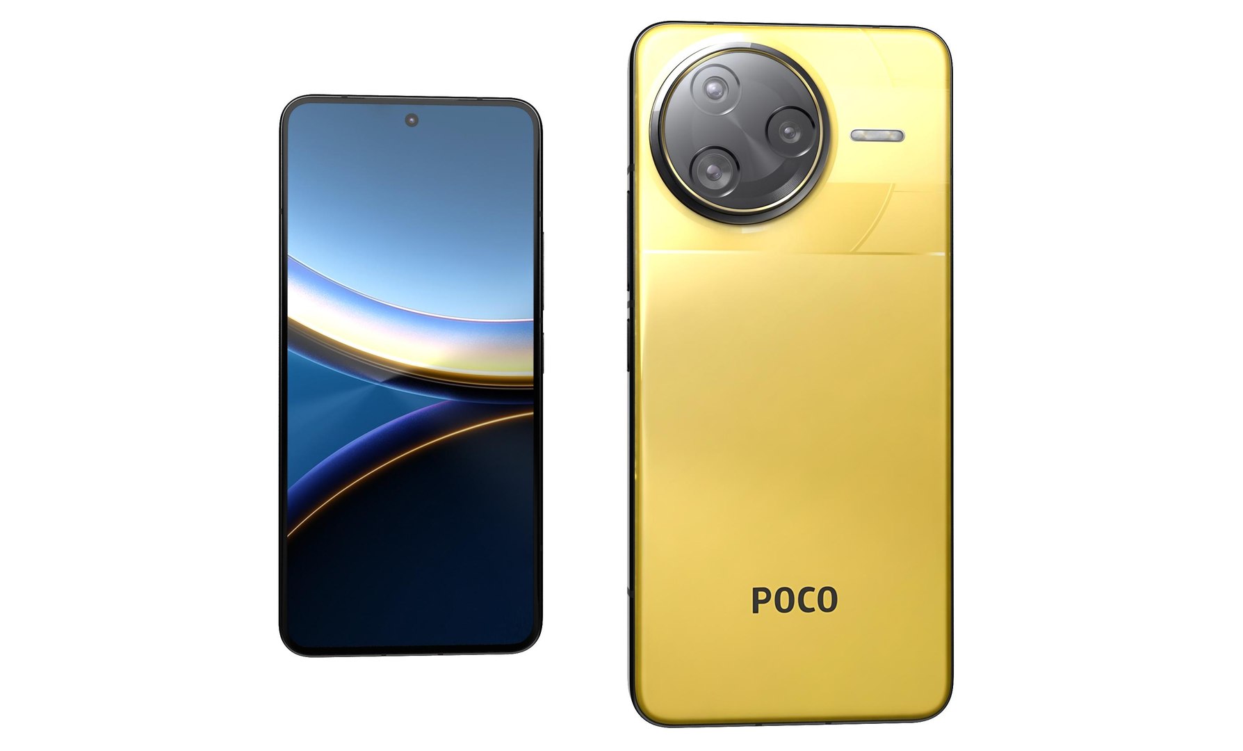 3D Xiaomi Poco F7 Ultra Yellow - TurboSquid 2389636
