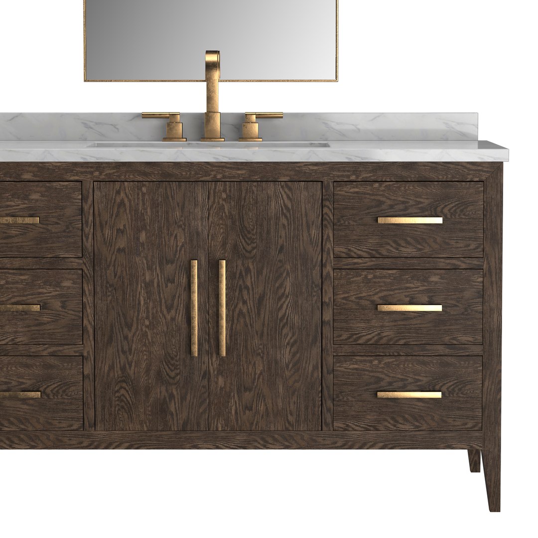 SINGLE EXTRA-WIDE VANITY 3D model - TurboSquid 1898159