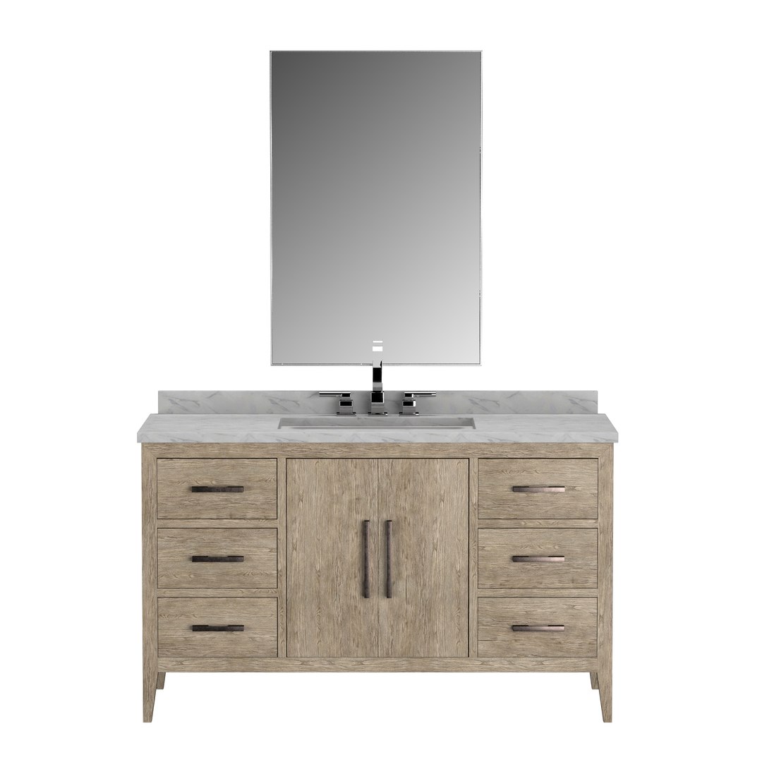 SINGLE EXTRA-WIDE VANITY 3D model - TurboSquid 1898159
