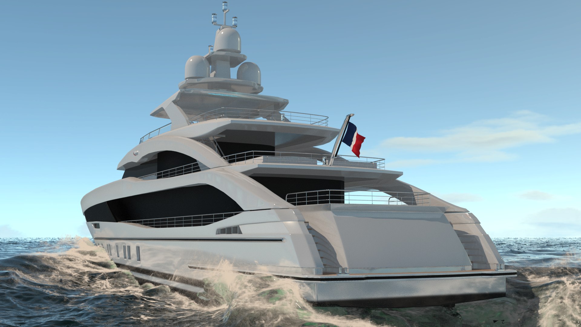 3D Chloe Yacht Dynamic Simulation Model - TurboSquid 2235801