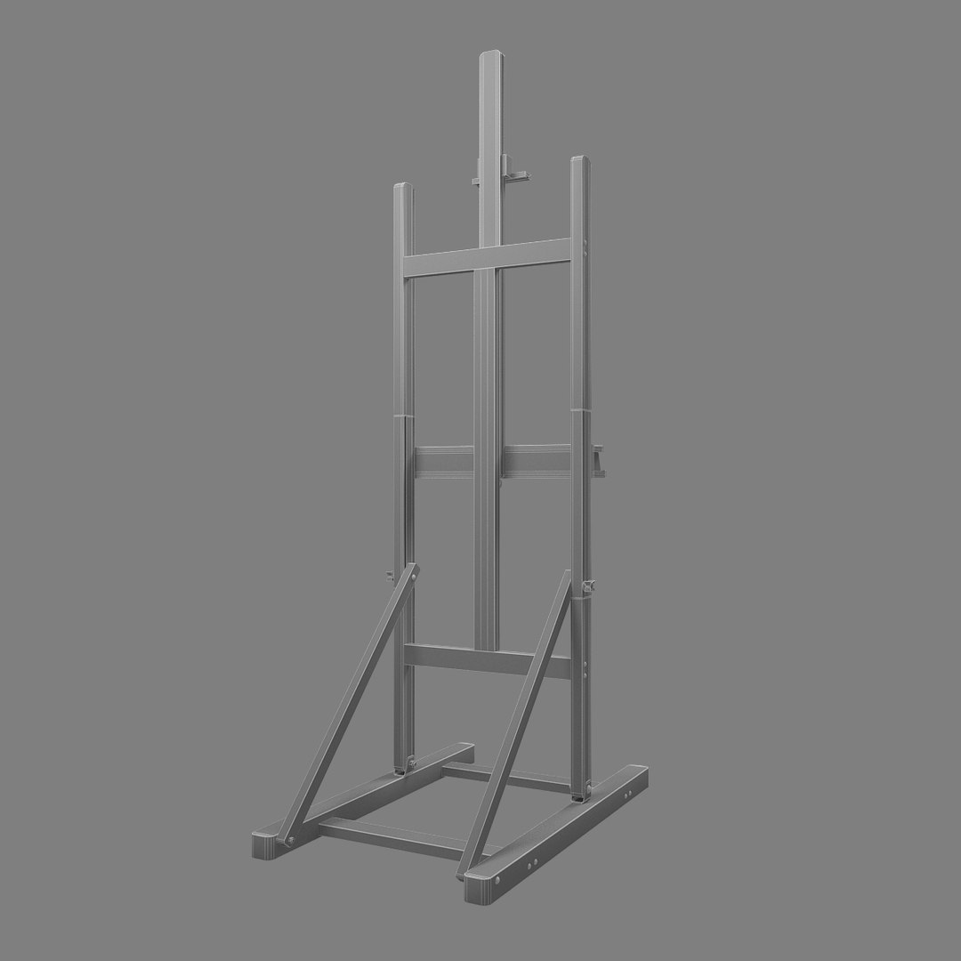 3d easel model