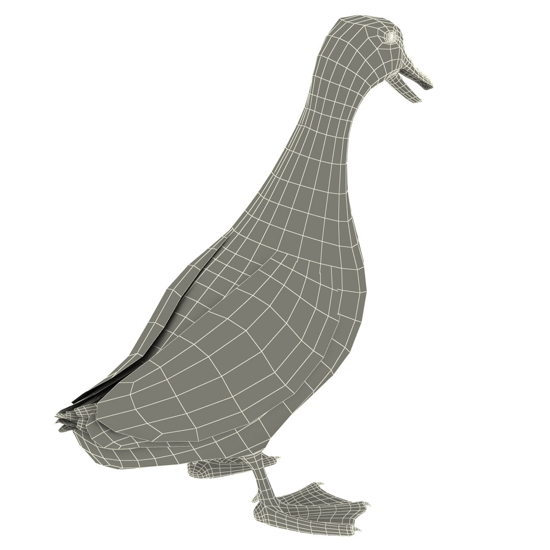 Duck Modelled 3d Max