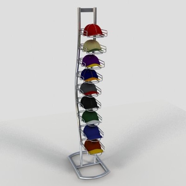 hat rack 3d 3ds