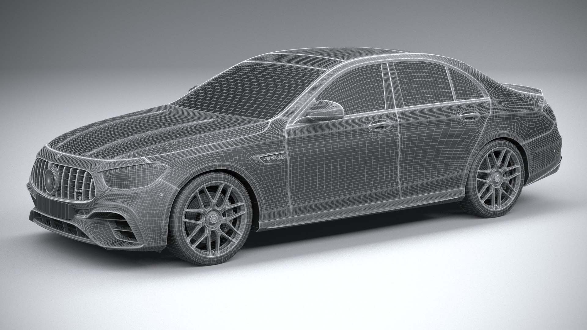 Mercede e63 sedan 3D model - TurboSquid 1581784