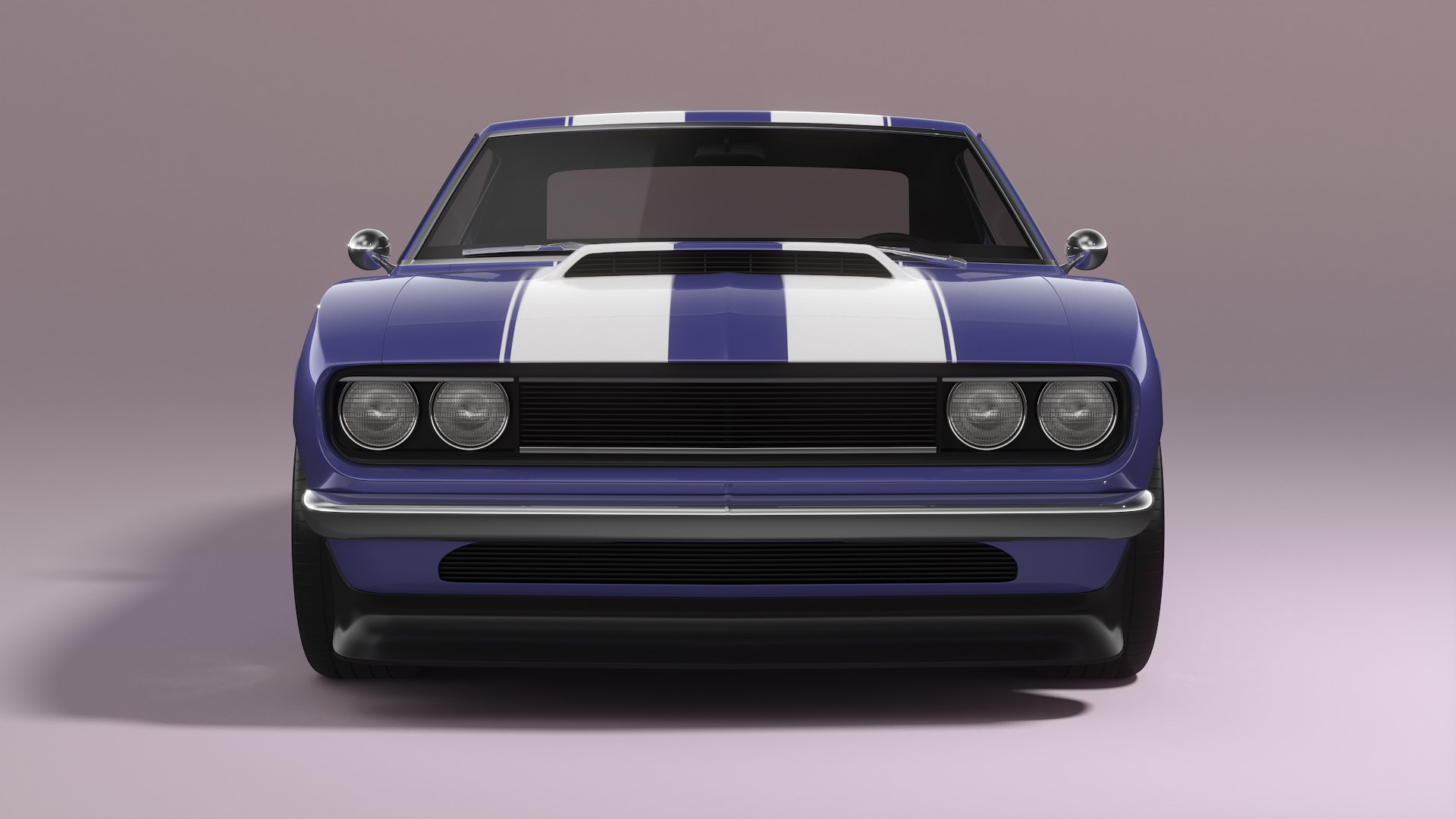 3D Generic Muscle Car Model - TurboSquid 2254955