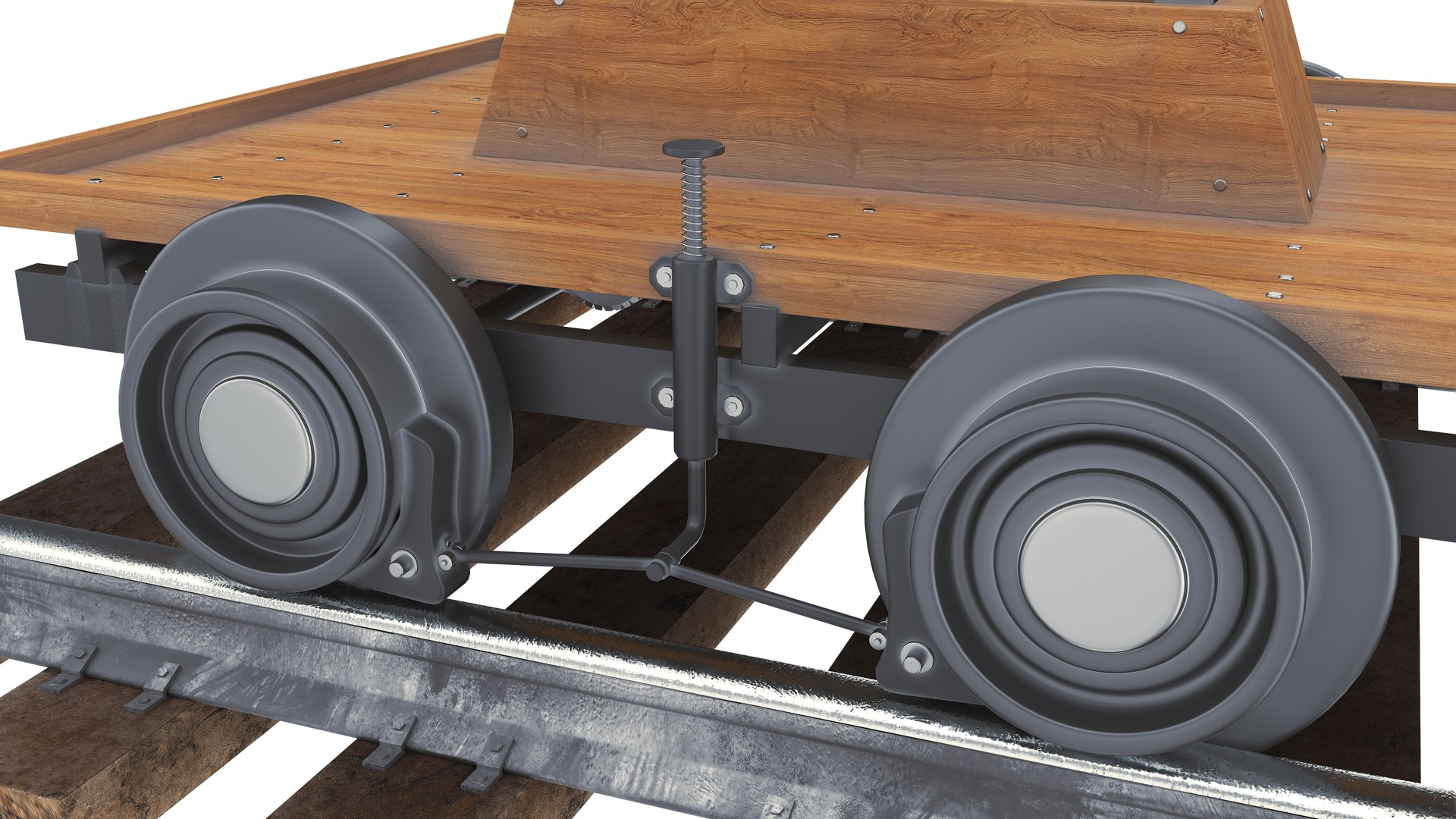 Rail Handcar 3D Model - TurboSquid 2245270