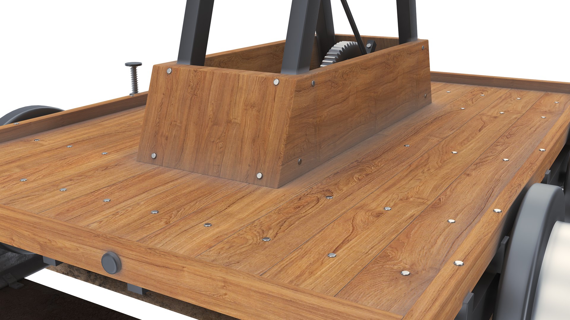 Rail Handcar 3D Model - TurboSquid 2245270