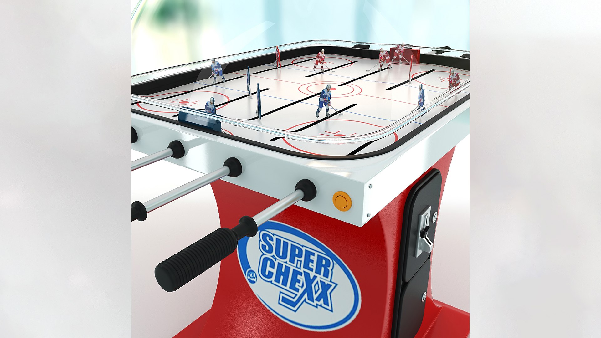 Table Hockey Super Chexx 3d Model