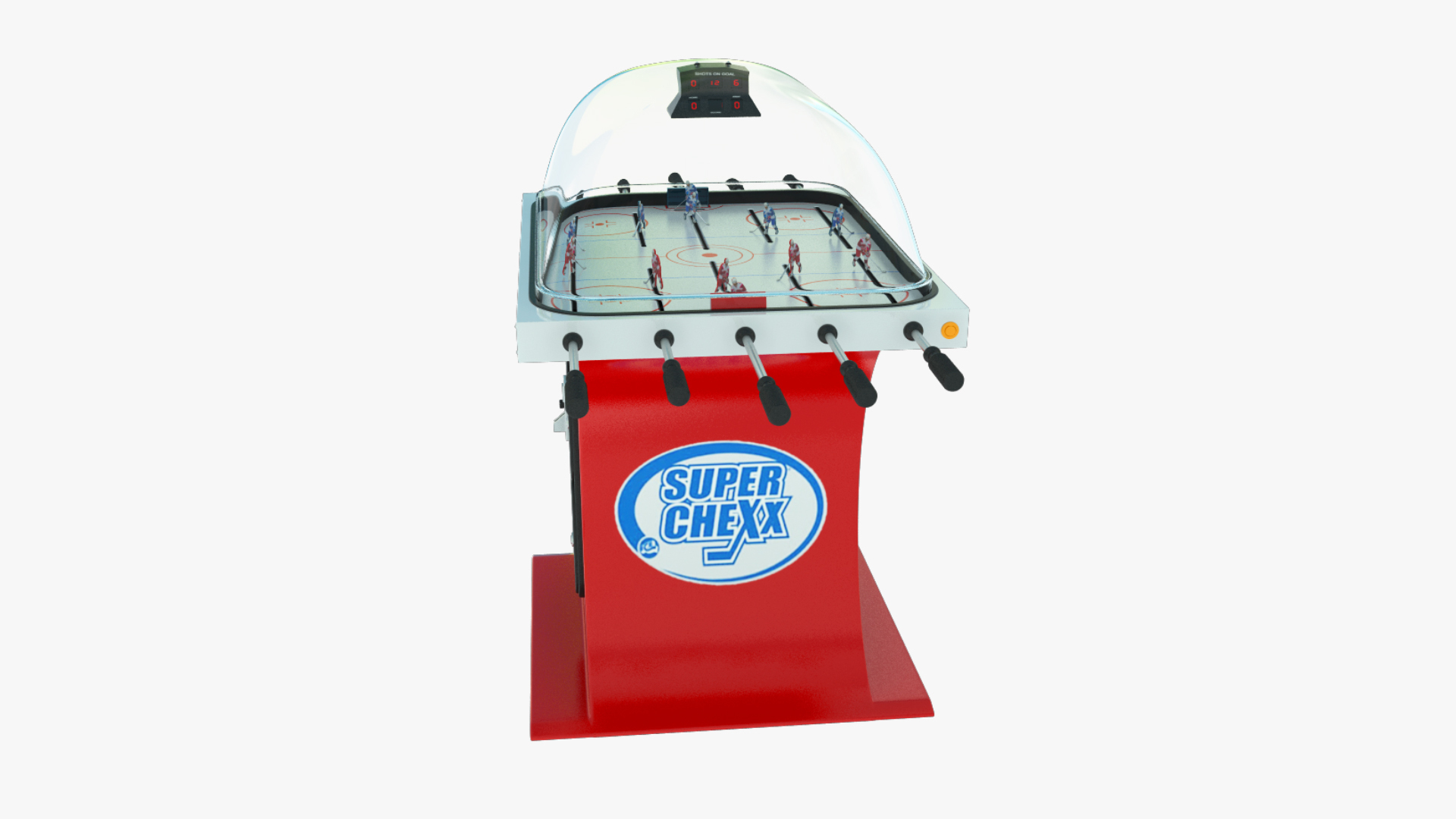 Table Hockey Super Chexx 3d Model