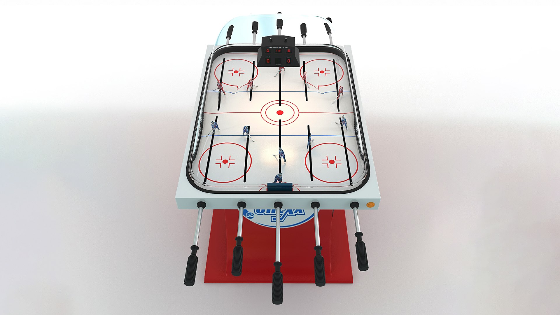 Table Hockey Super Chexx 3d Model