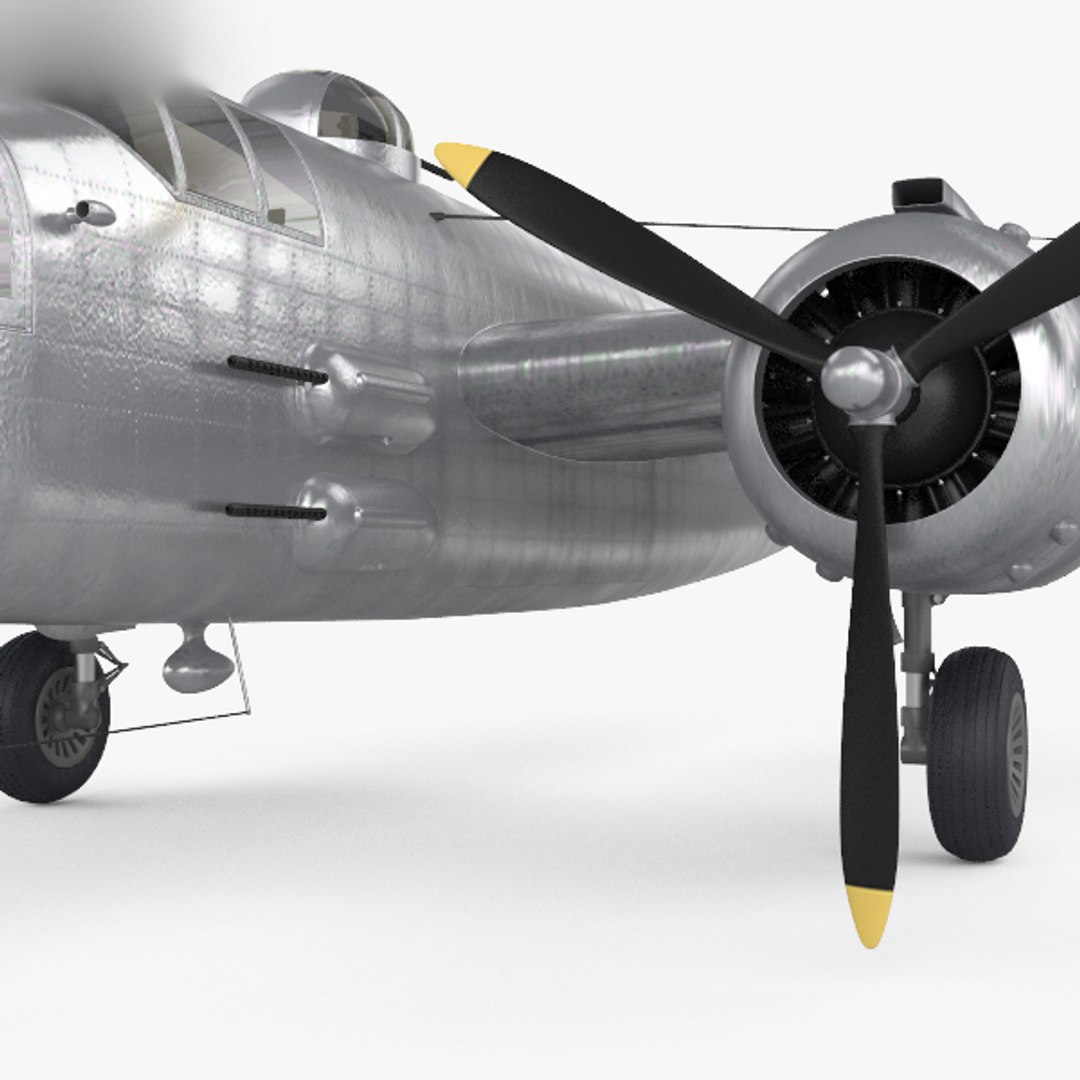 3D north american b-25 model - TurboSquid 1430232