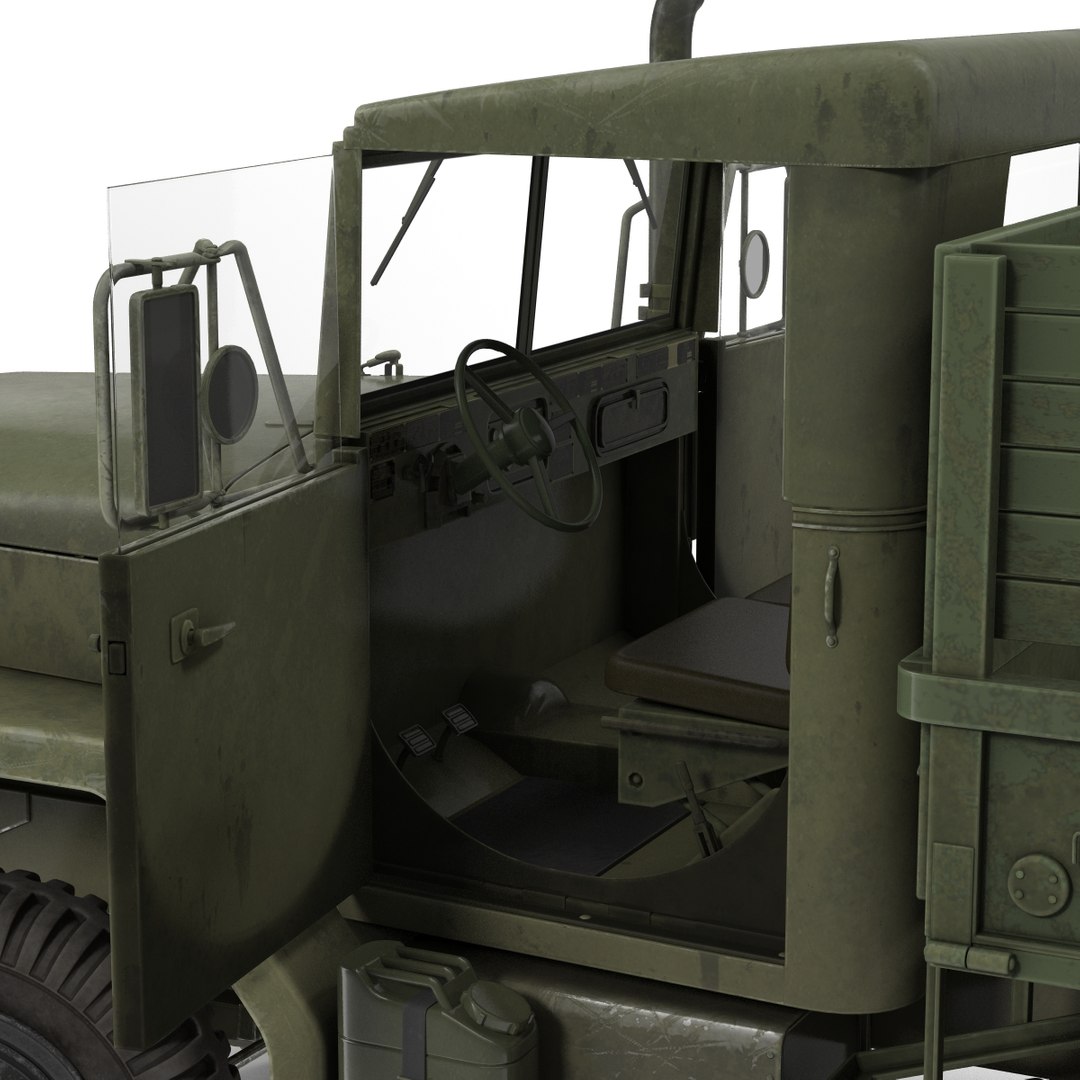 3d Military Cargo Truck M35a2 Model