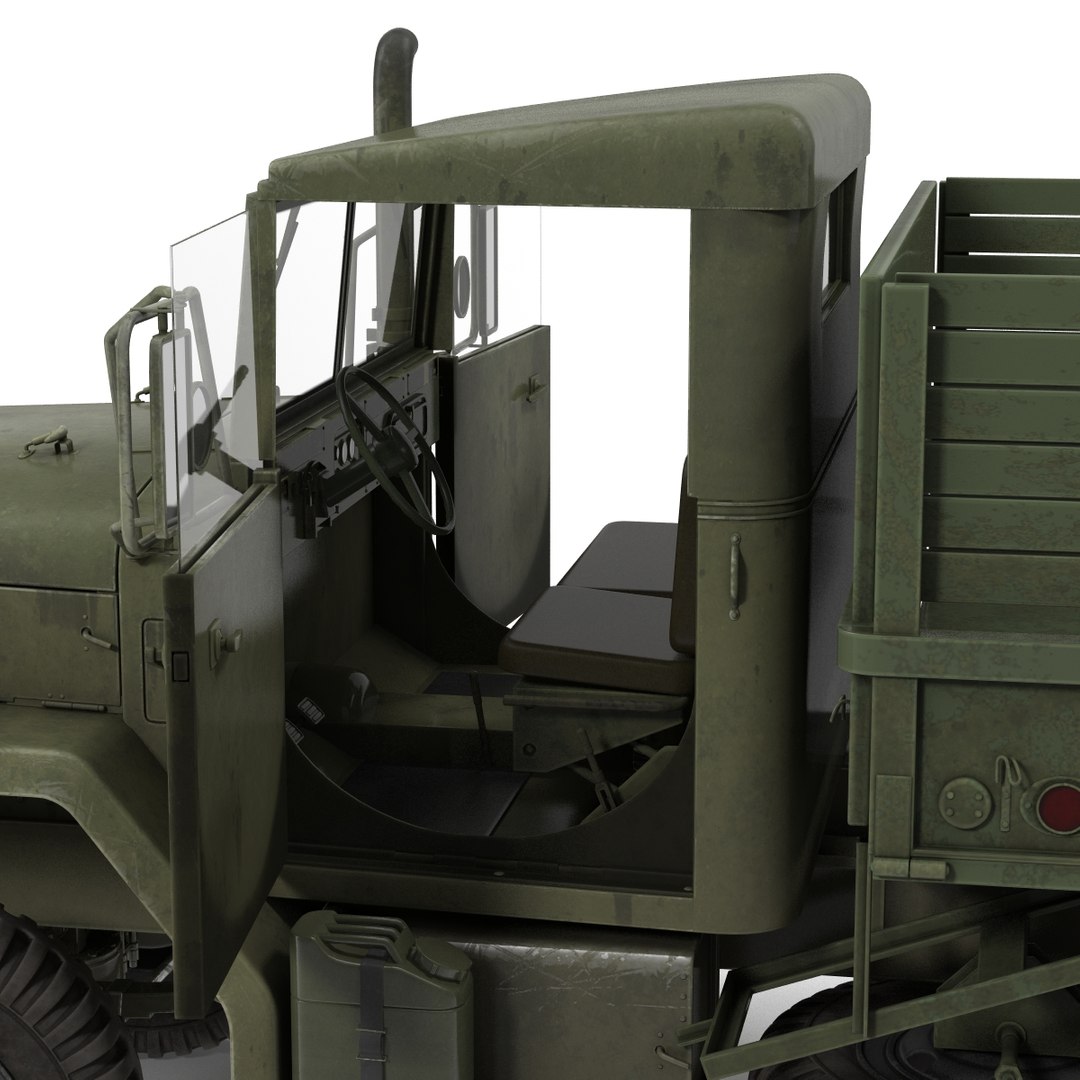 3d military cargo truck m35a2 model