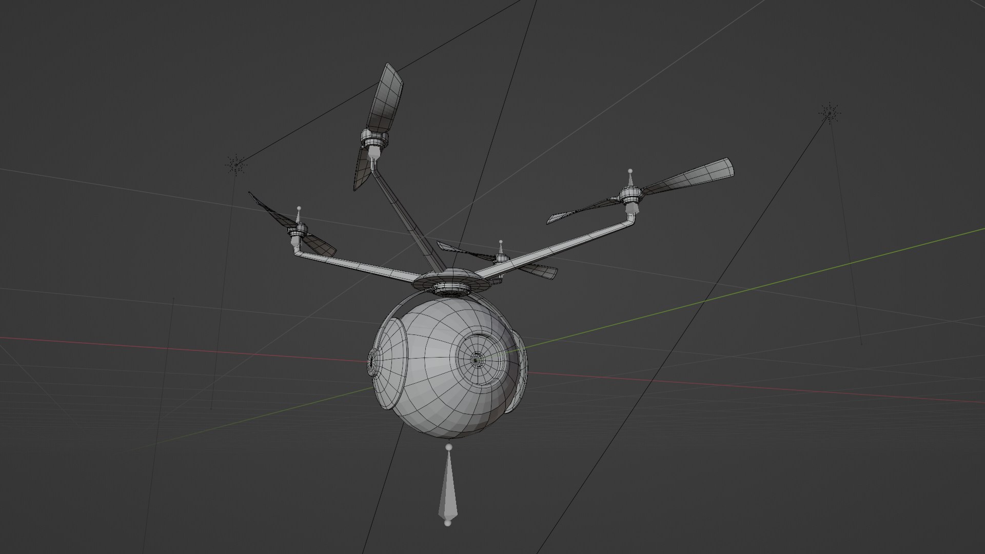 Cyclops Drone 3D Model - TurboSquid 2415103