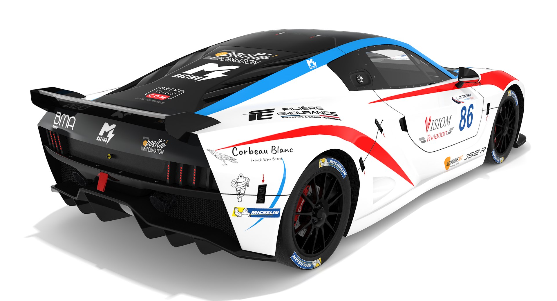 Ligier js2 r m 3D - TurboSquid 1624751