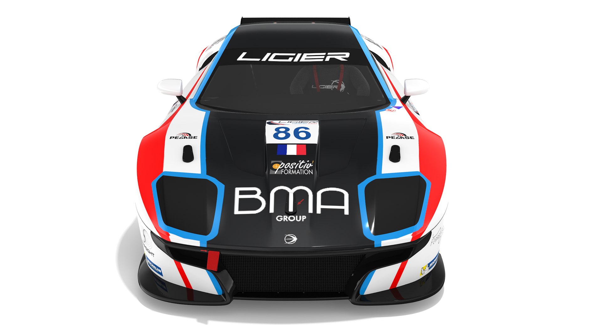 Ligier js2 r m 3D - TurboSquid 1624751