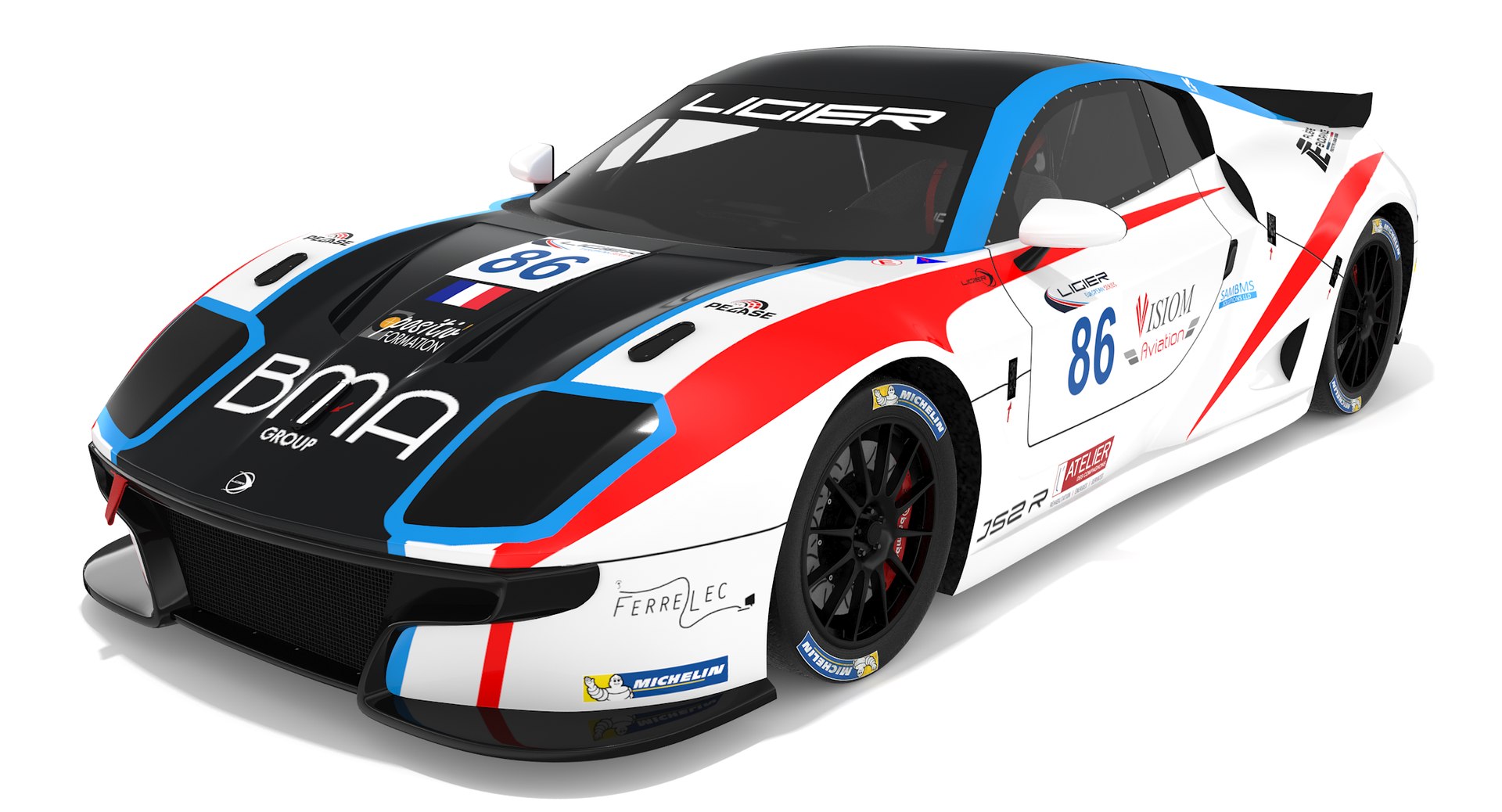 Ligier js2 r m 3D - TurboSquid 1624751