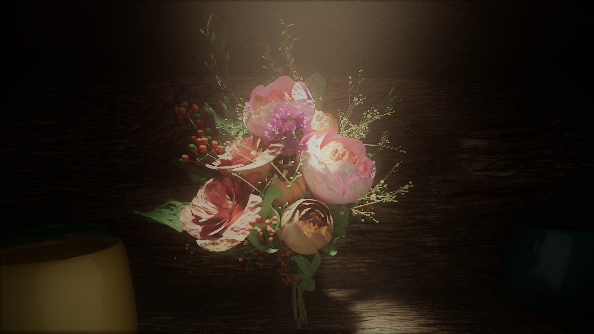 Stylized Dry Flower Bouquet 3D Model - TurboSquid 1766150