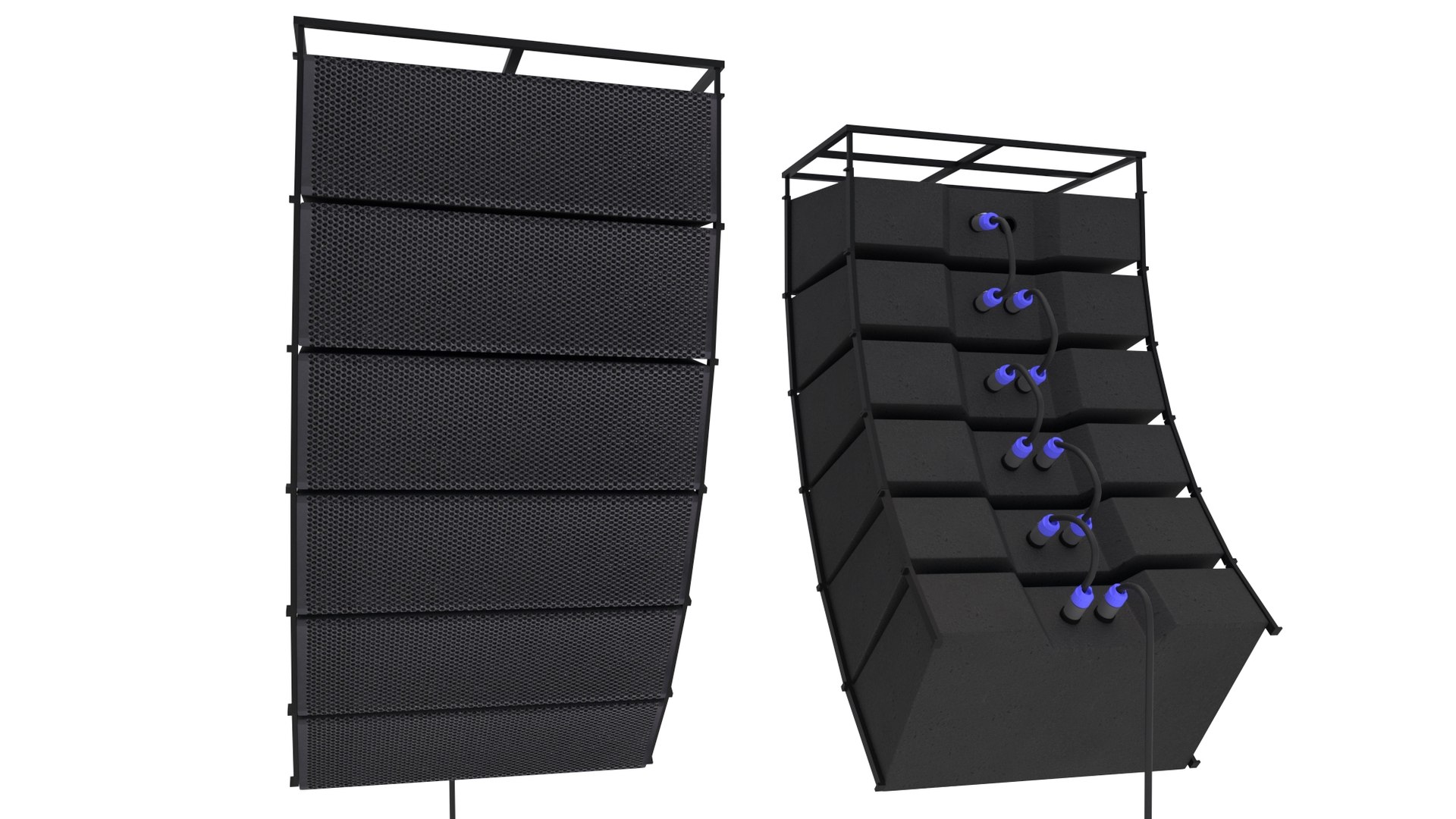 Speaker Line Array C 3D Model - TurboSquid 1969723