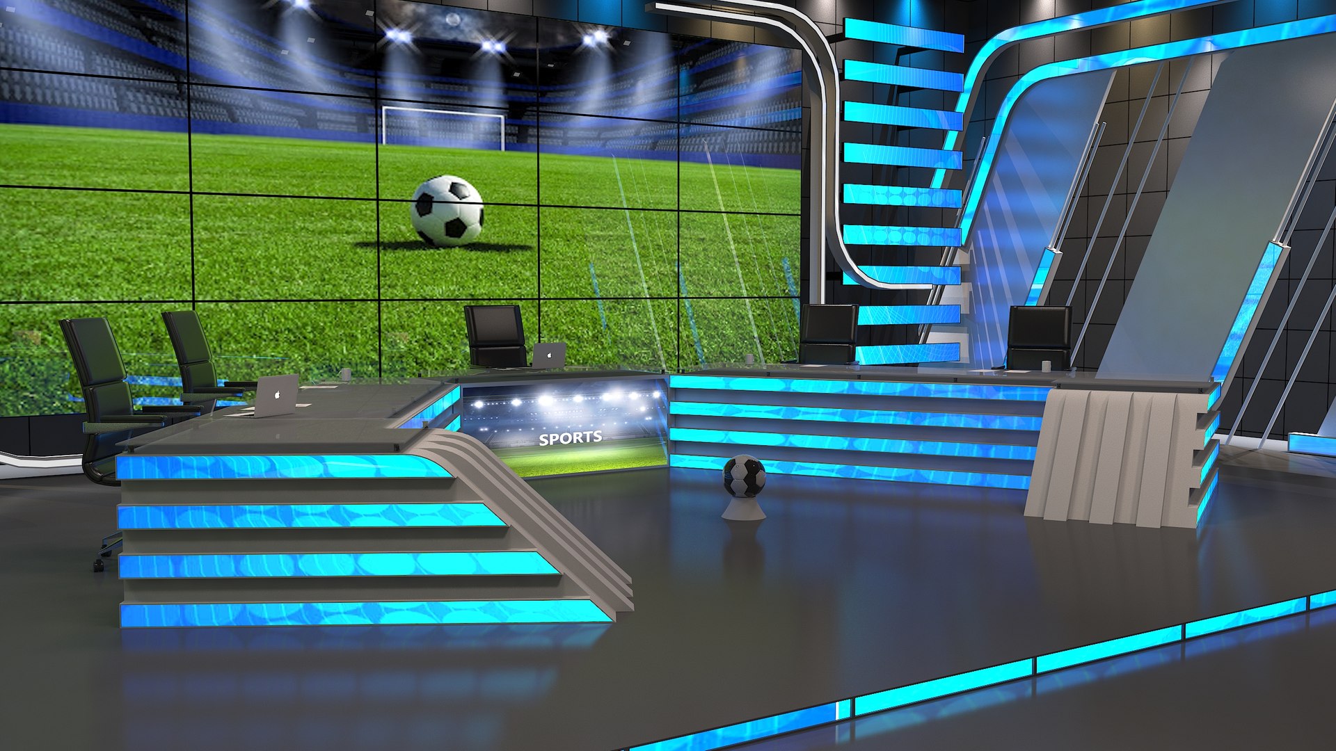 3D studio sports - TurboSquid 1708305