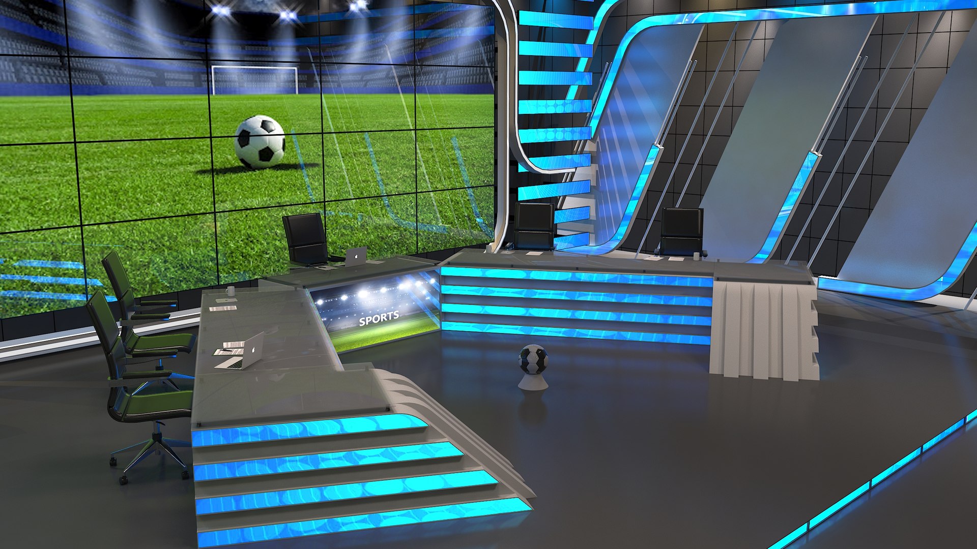 3D studio sports - TurboSquid 1708305