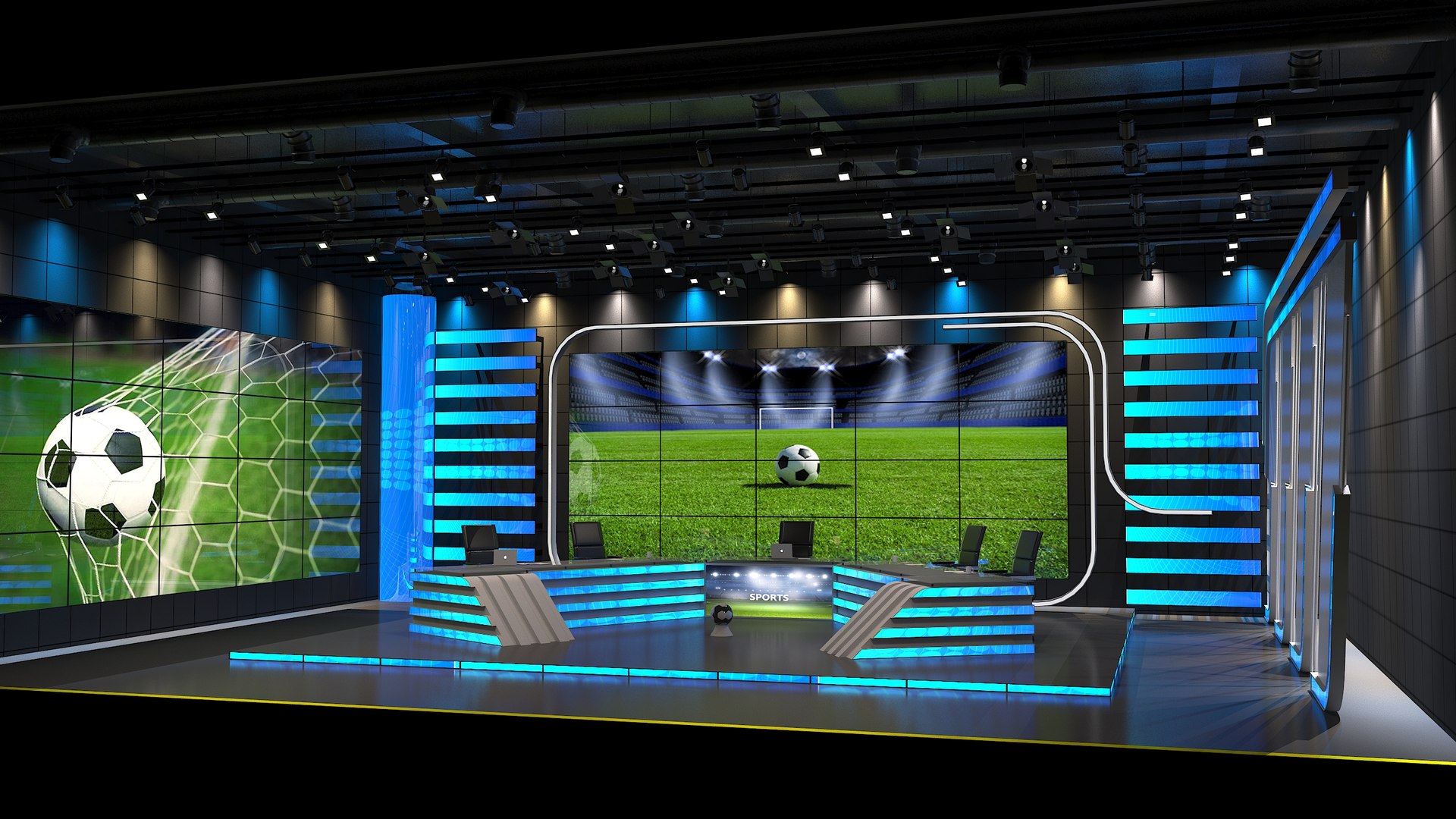 3D studio sports - TurboSquid 1708305