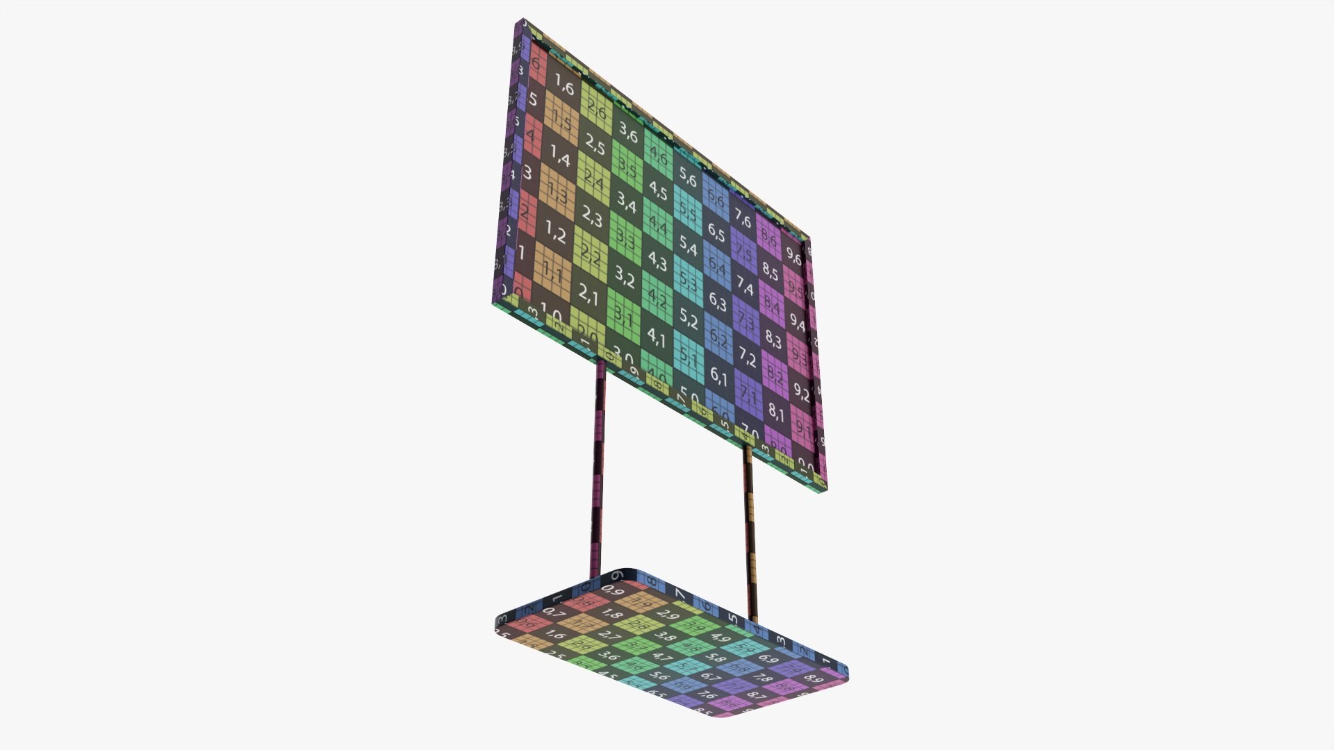 3D Ad Advertising Stand - TurboSquid 1697235