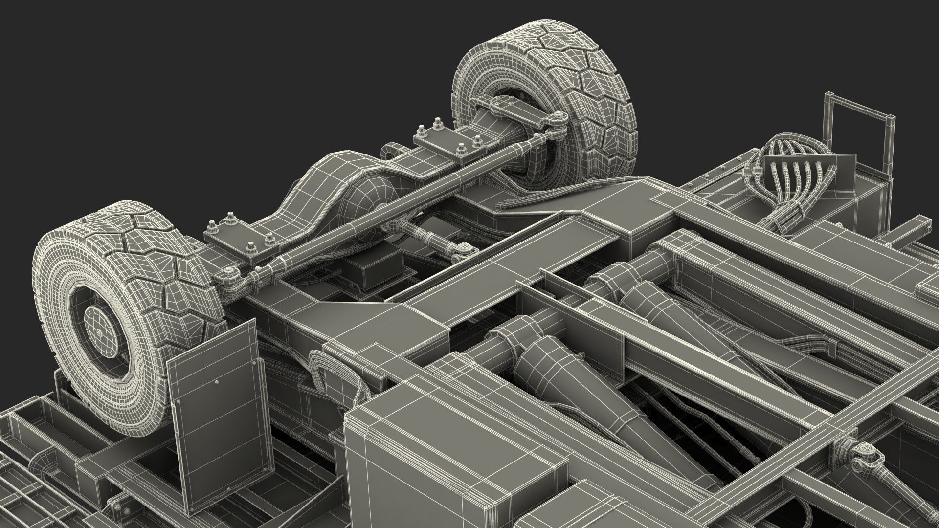 3D model Halvorsen Aircraft Loader Old Rigged - TurboSquid 2026377