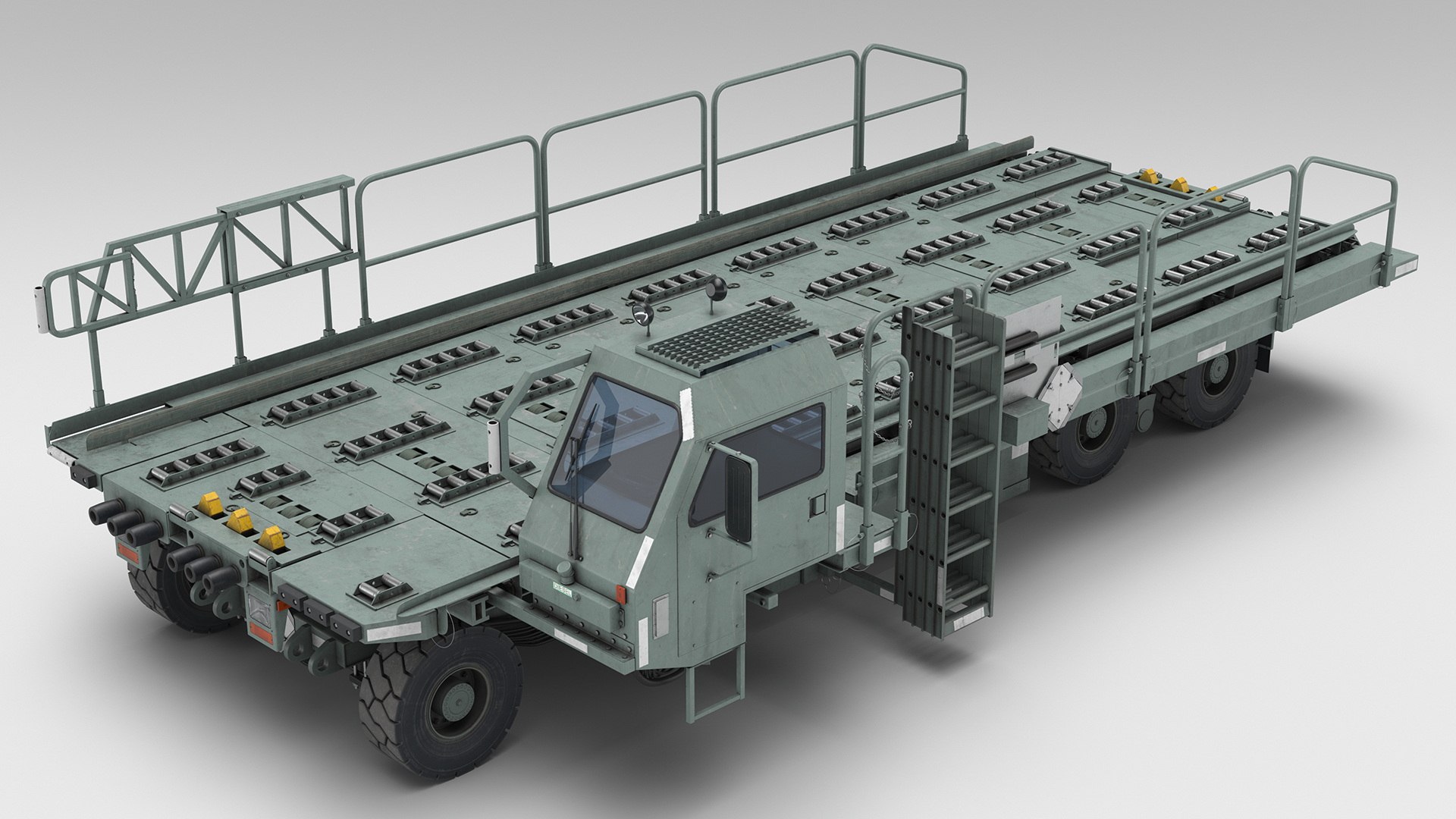 3D model Halvorsen Aircraft Loader Old Rigged - TurboSquid 2026377