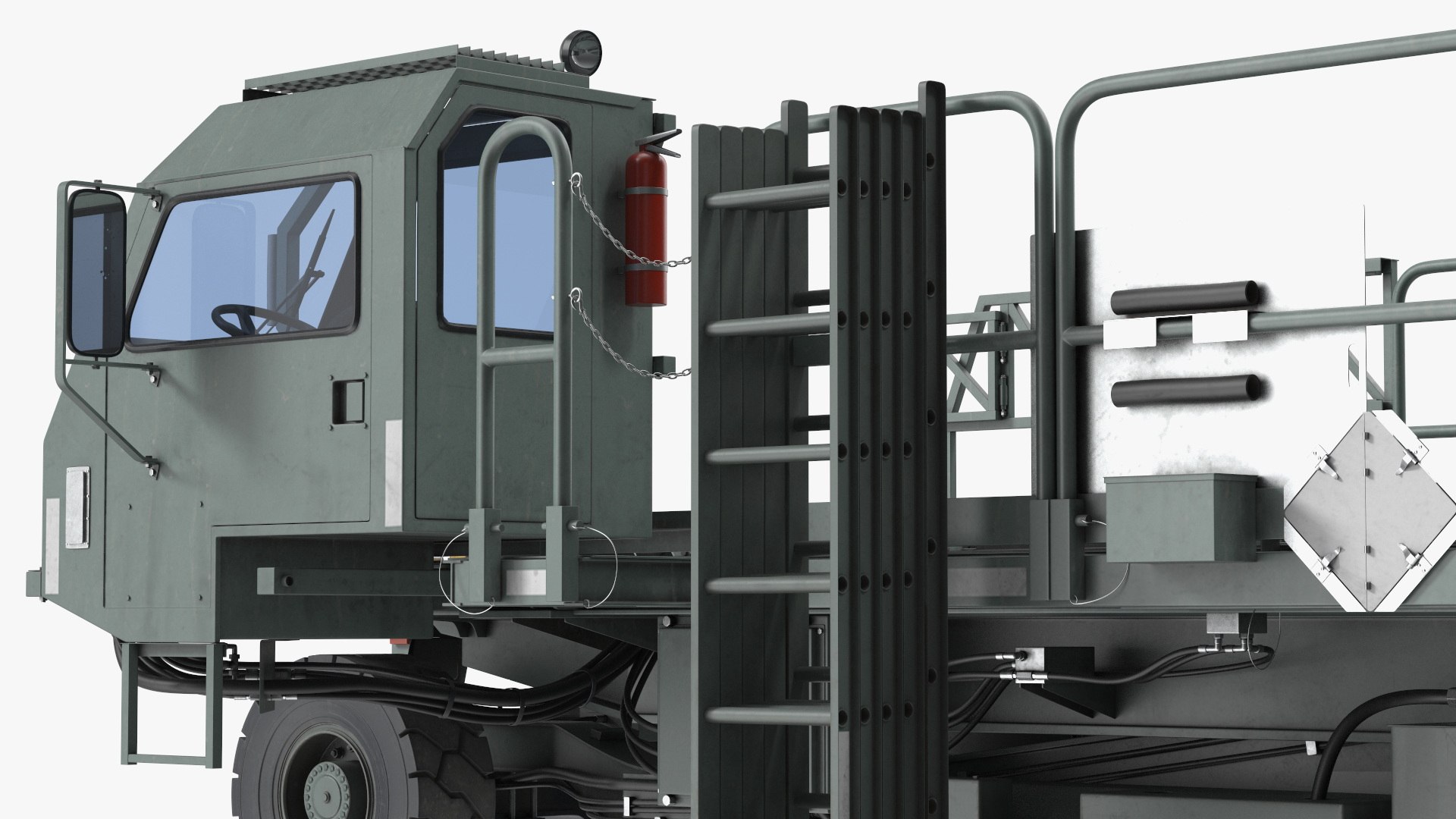 3D model Halvorsen Aircraft Loader Old Rigged - TurboSquid 2026377