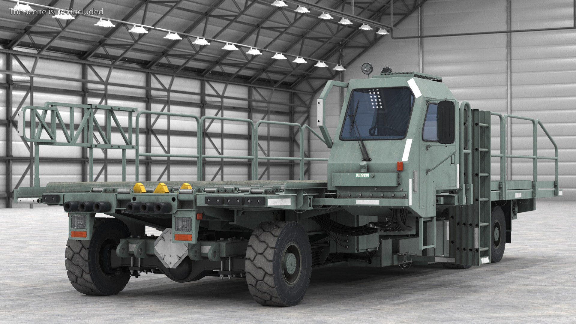 3D model Halvorsen Aircraft Loader Old Rigged - TurboSquid 2026377