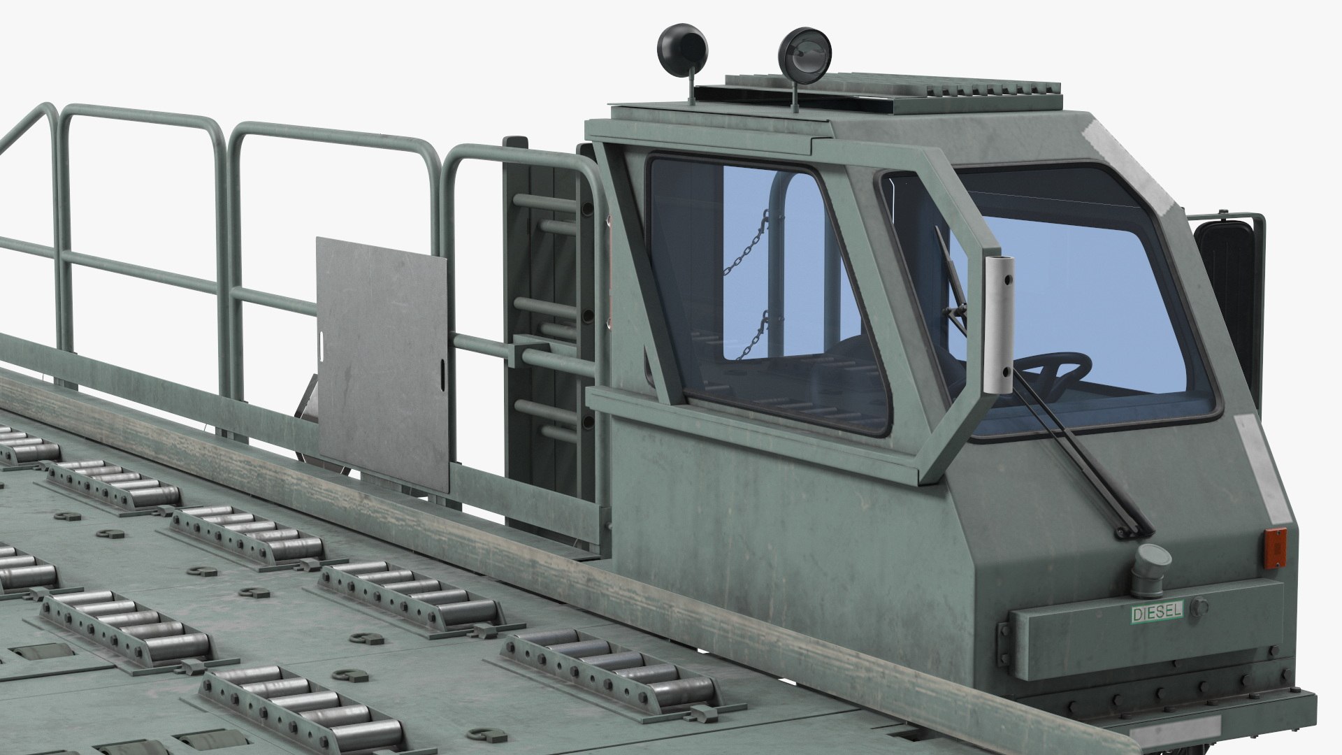 3D model Halvorsen Aircraft Loader Old Rigged - TurboSquid 2026377