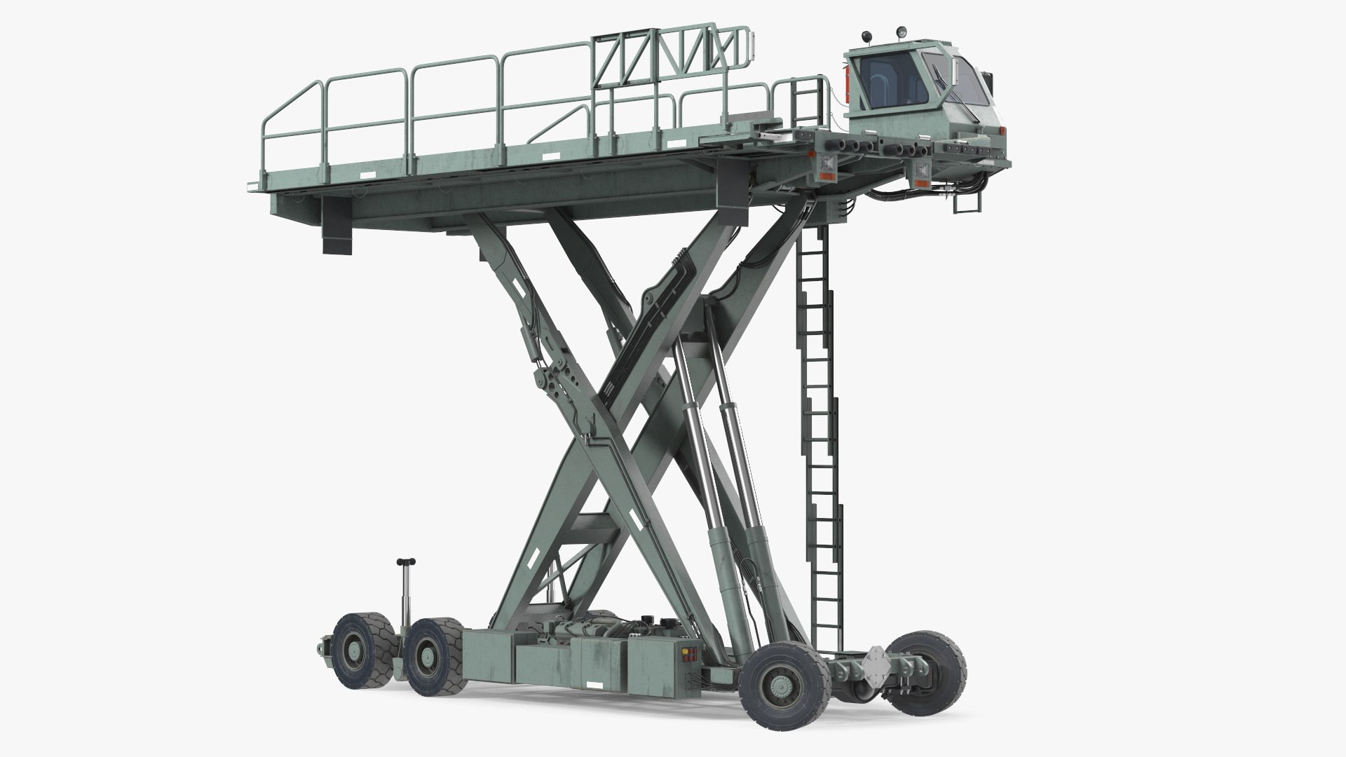 3D model Halvorsen Aircraft Loader Old Rigged - TurboSquid 2026377