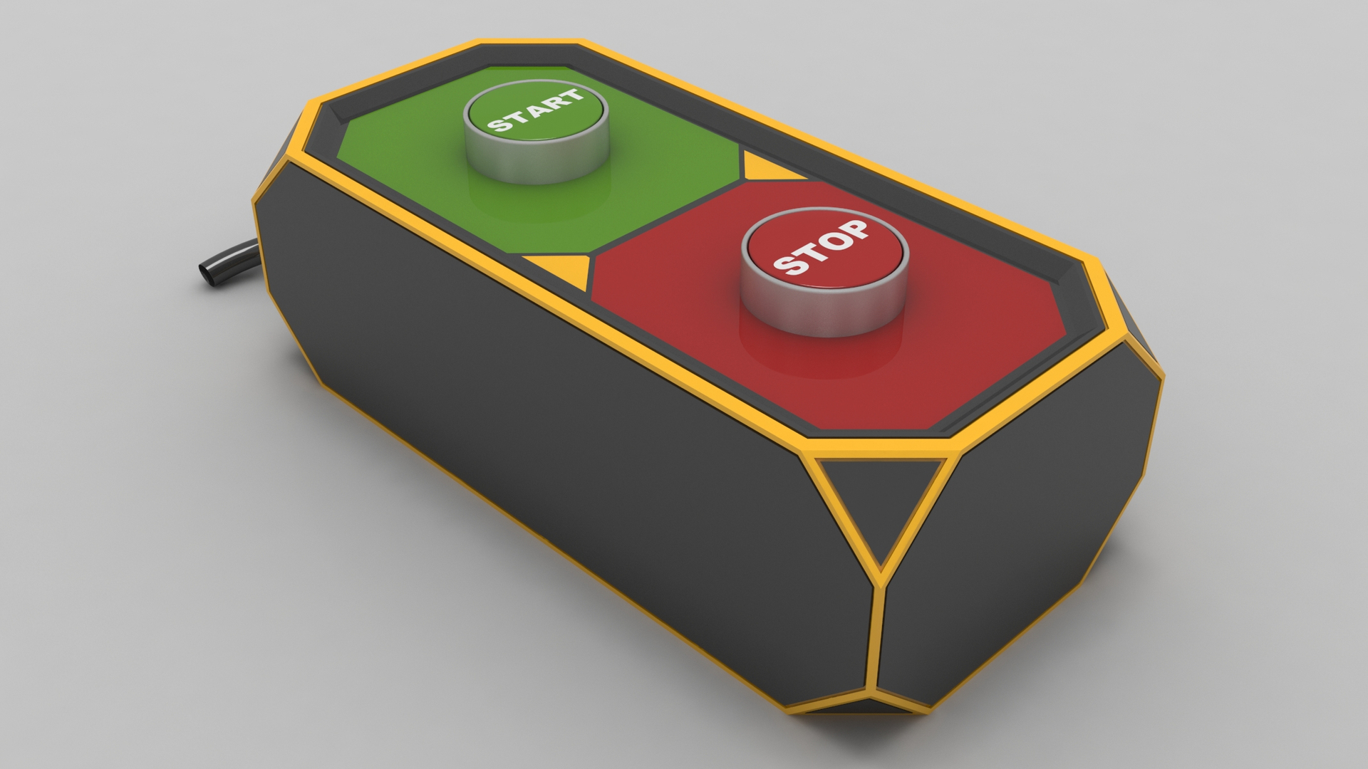 Start stop push 3D - TurboSquid 1546336