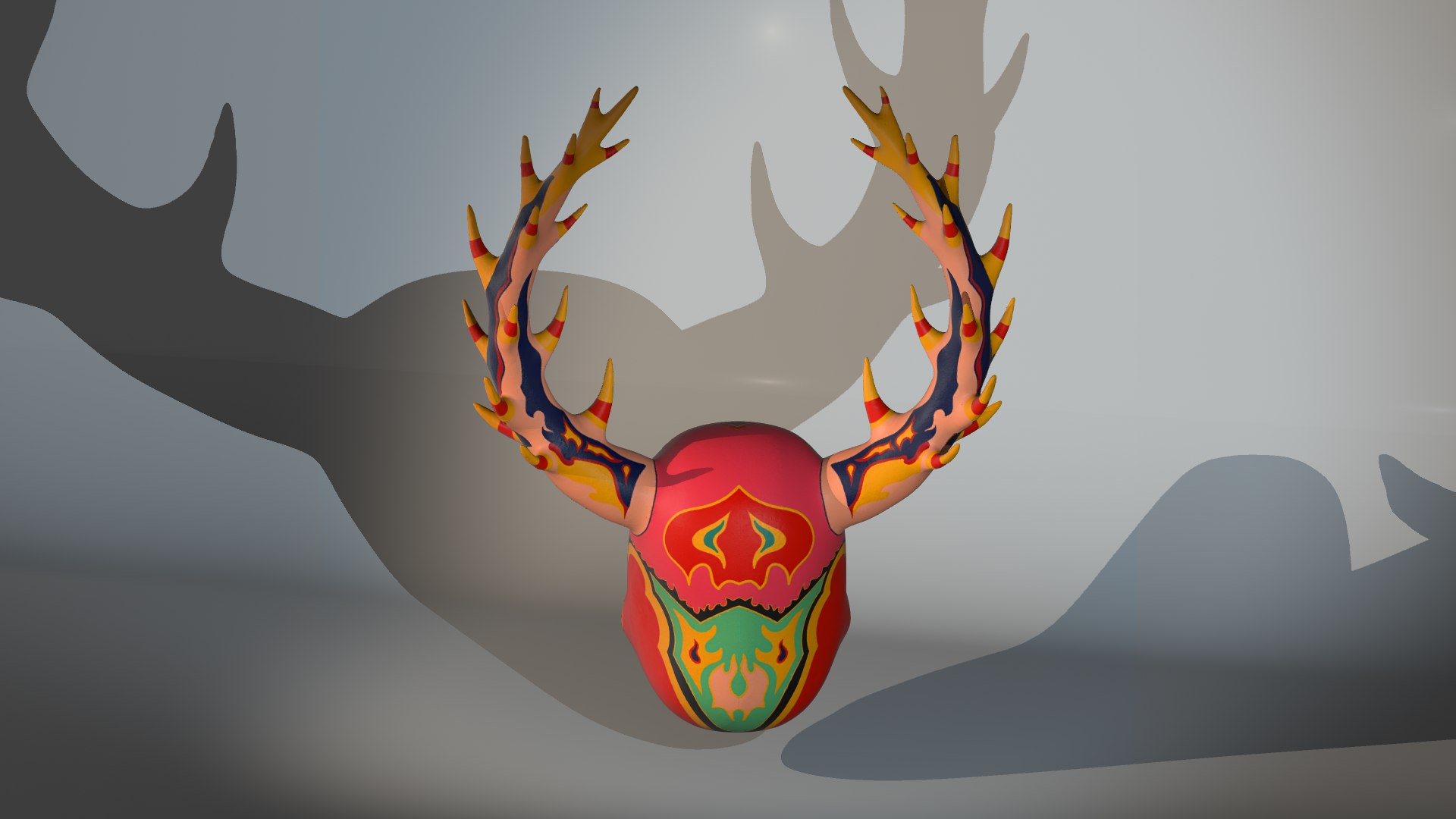 3D Dominican Celebration Mask - Colorful model - TurboSquid 2050584