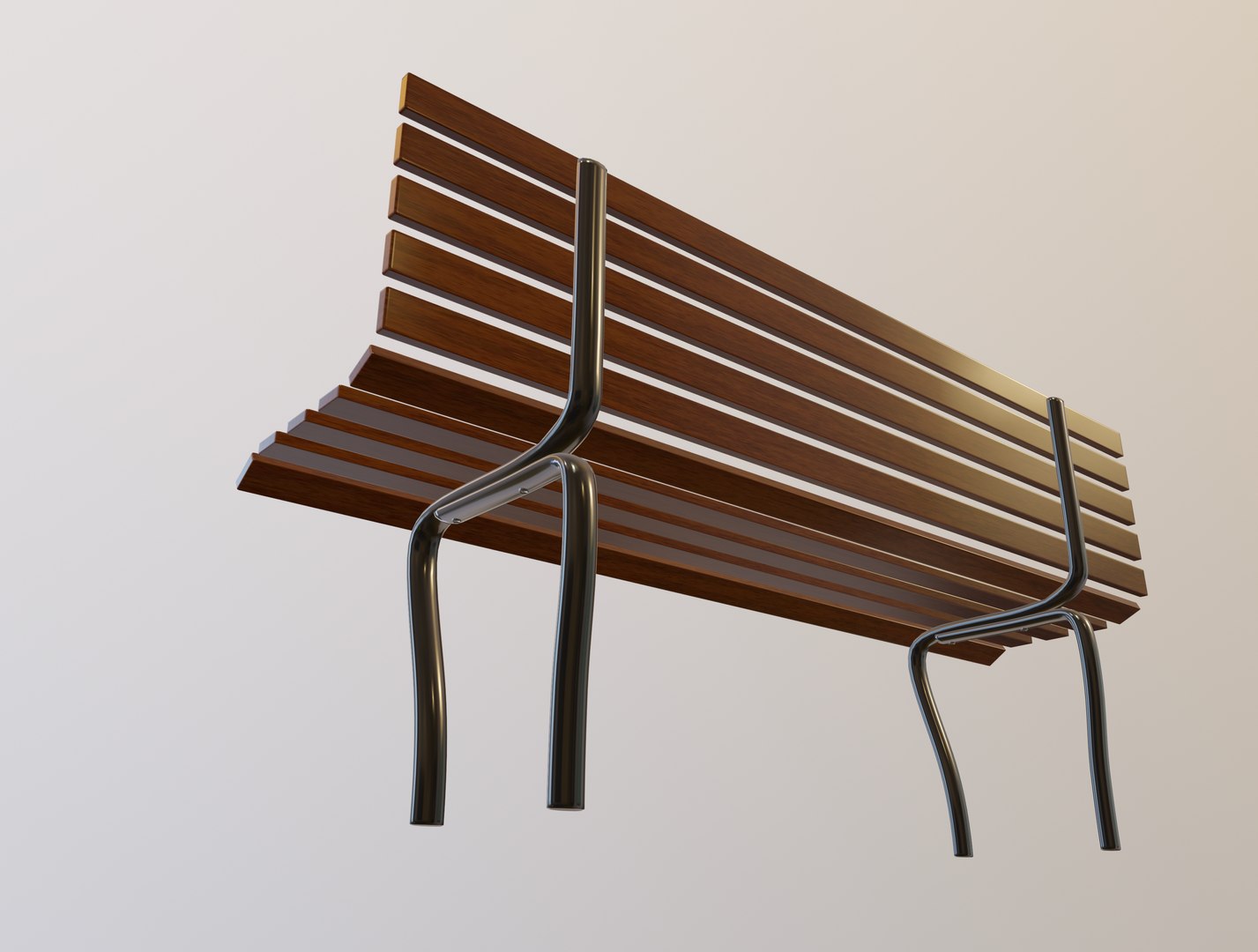 Bench Metal 3D Model - TurboSquid 1483017