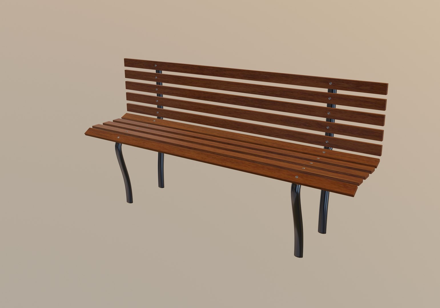 Bench Metal 3D Model - TurboSquid 1483017
