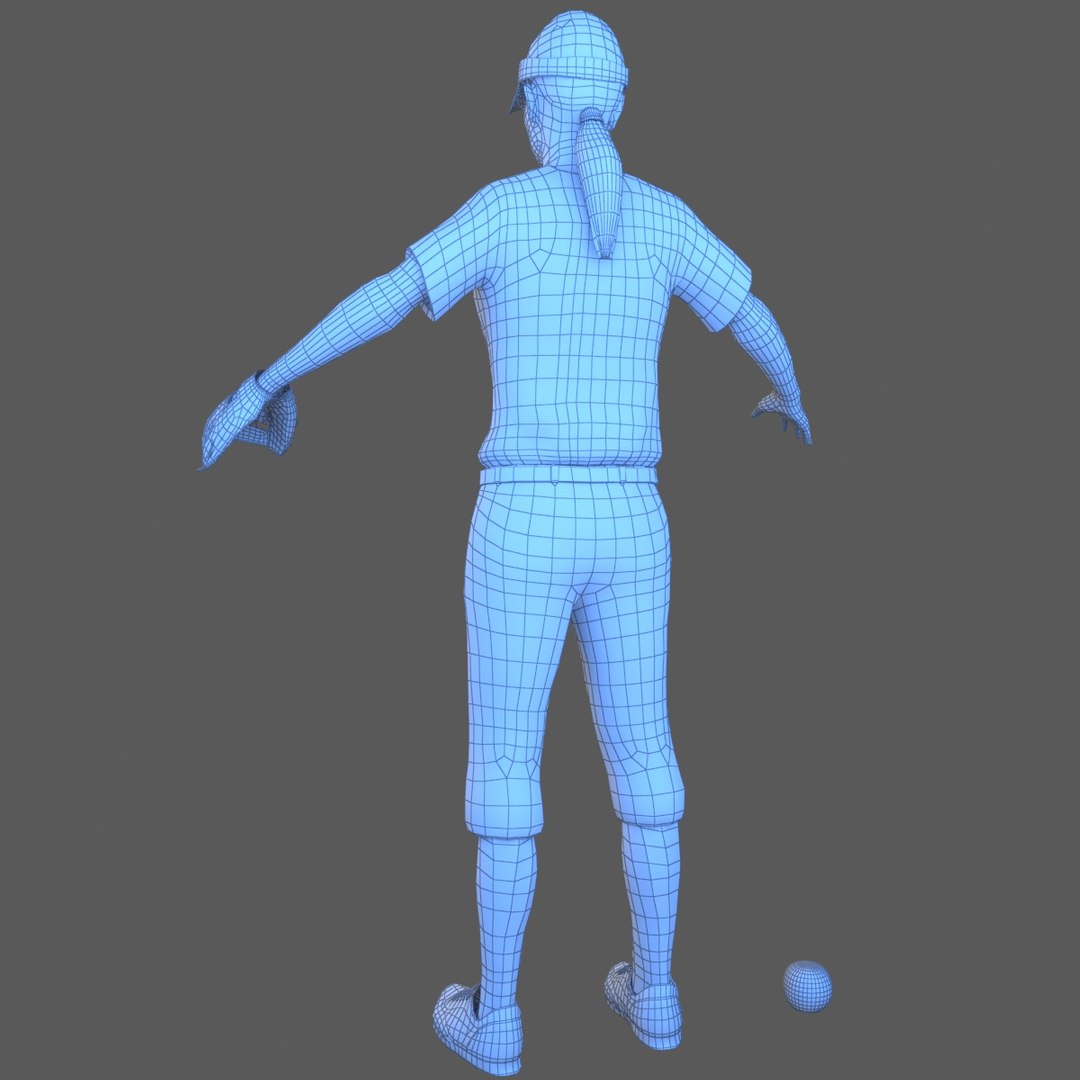 Softball Ball 3D Model - TurboSquid 1470960