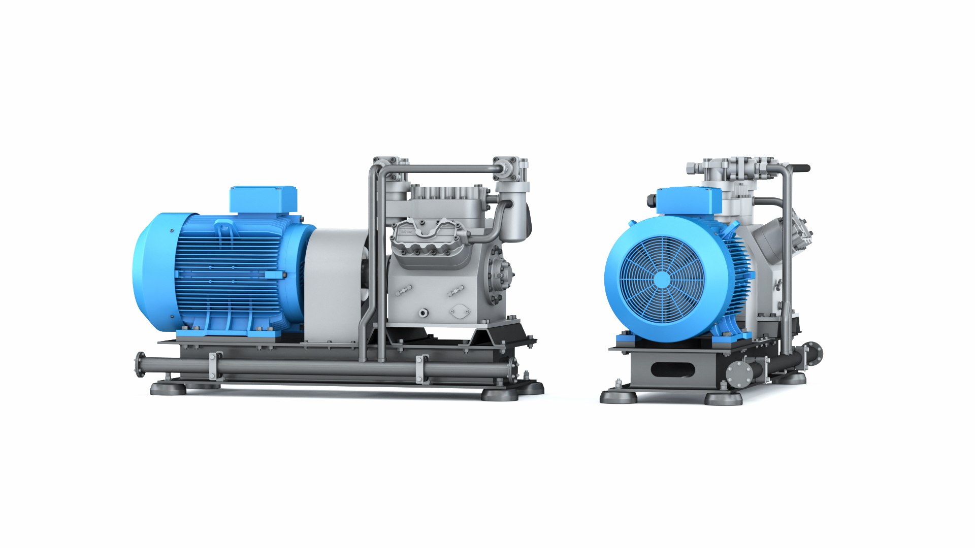 Gas Compressor 3D Model - TurboSquid 2181498