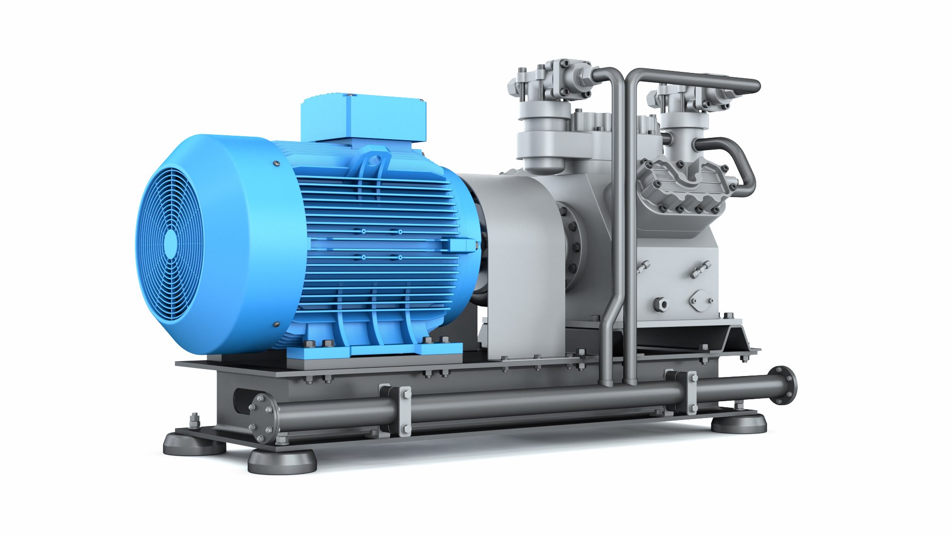 Gas Compressor 3D Model - TurboSquid 2181498