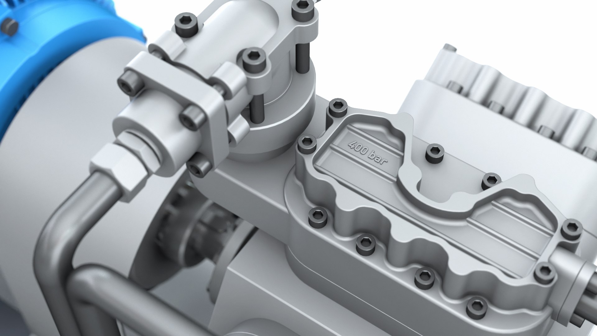 Gas Compressor 3D Model - TurboSquid 2181498