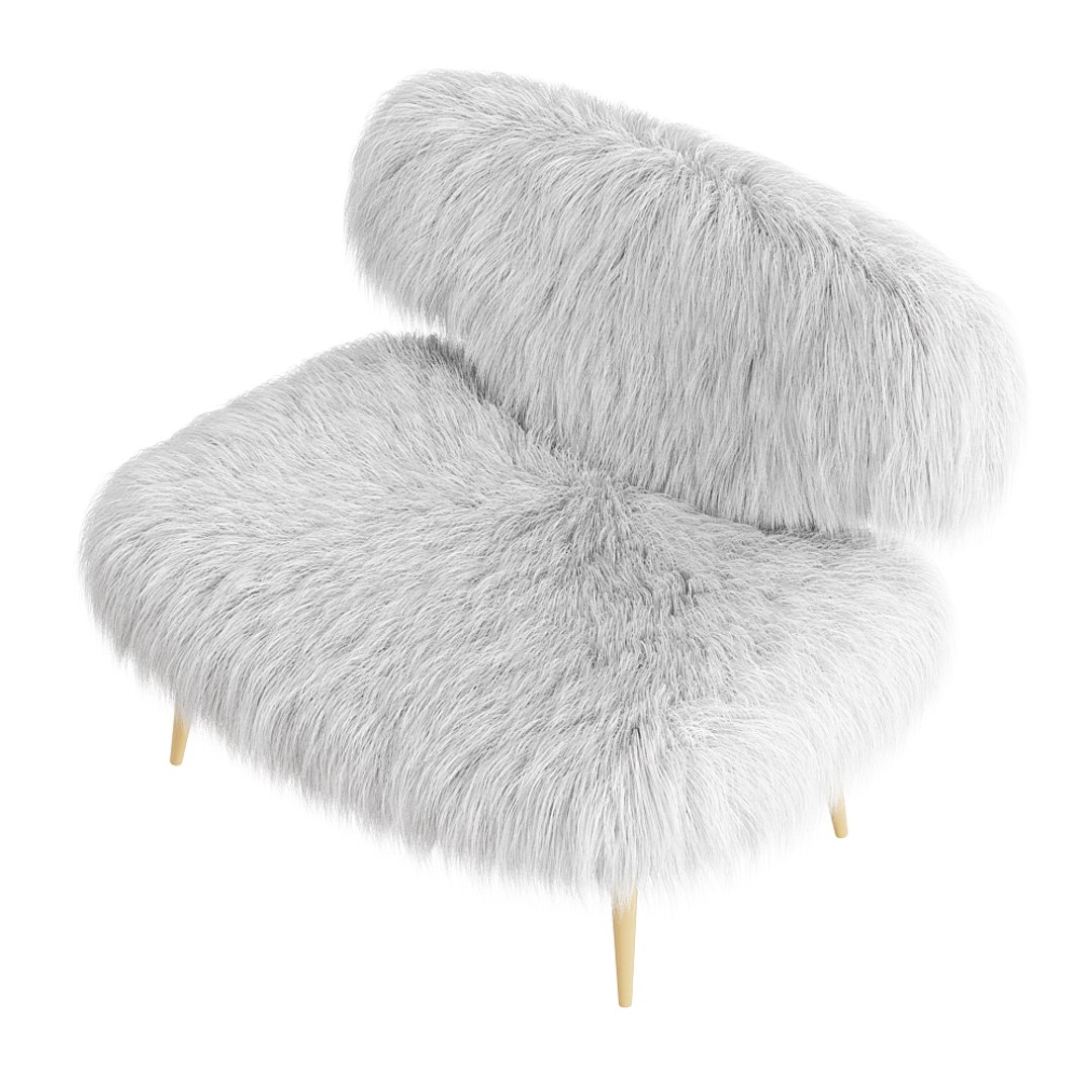 Wool woolly bella chair 3D model - TurboSquid 1445463