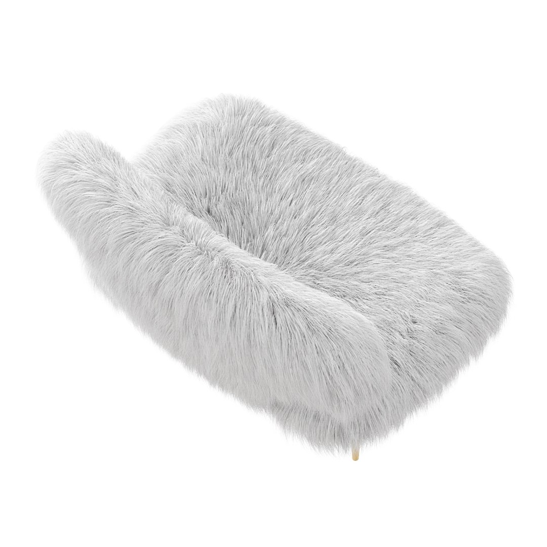 Wool woolly bella chair 3D model - TurboSquid 1445463