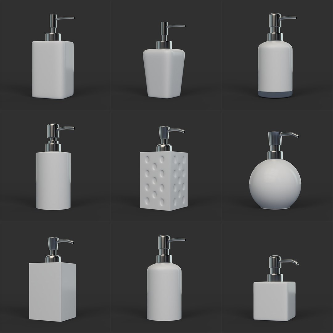 3D Clean Soap Dispenser - TurboSquid 1257174