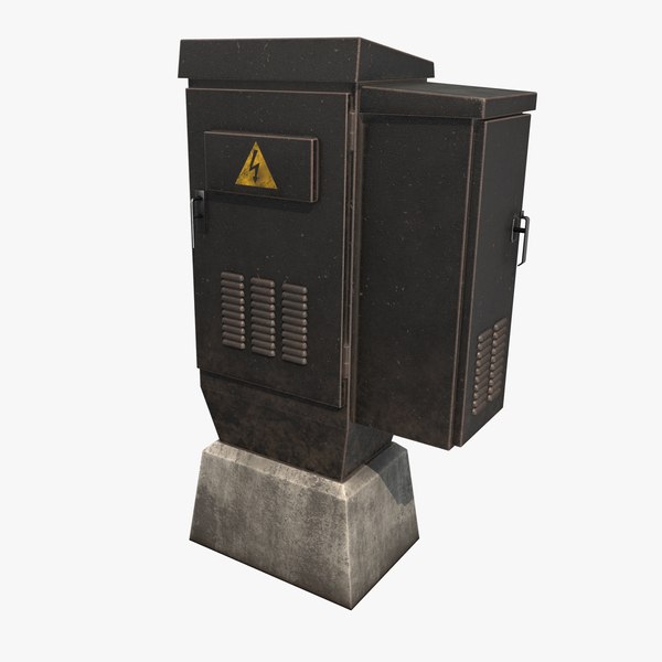 Electrical box 3D model - TurboSquid 1652989