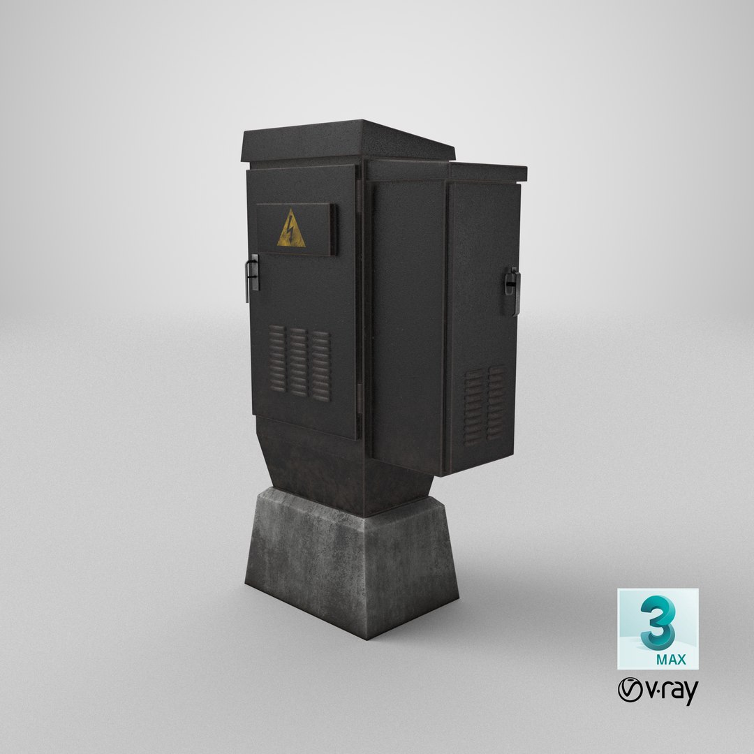 Electrical box 3D model - TurboSquid 1652989