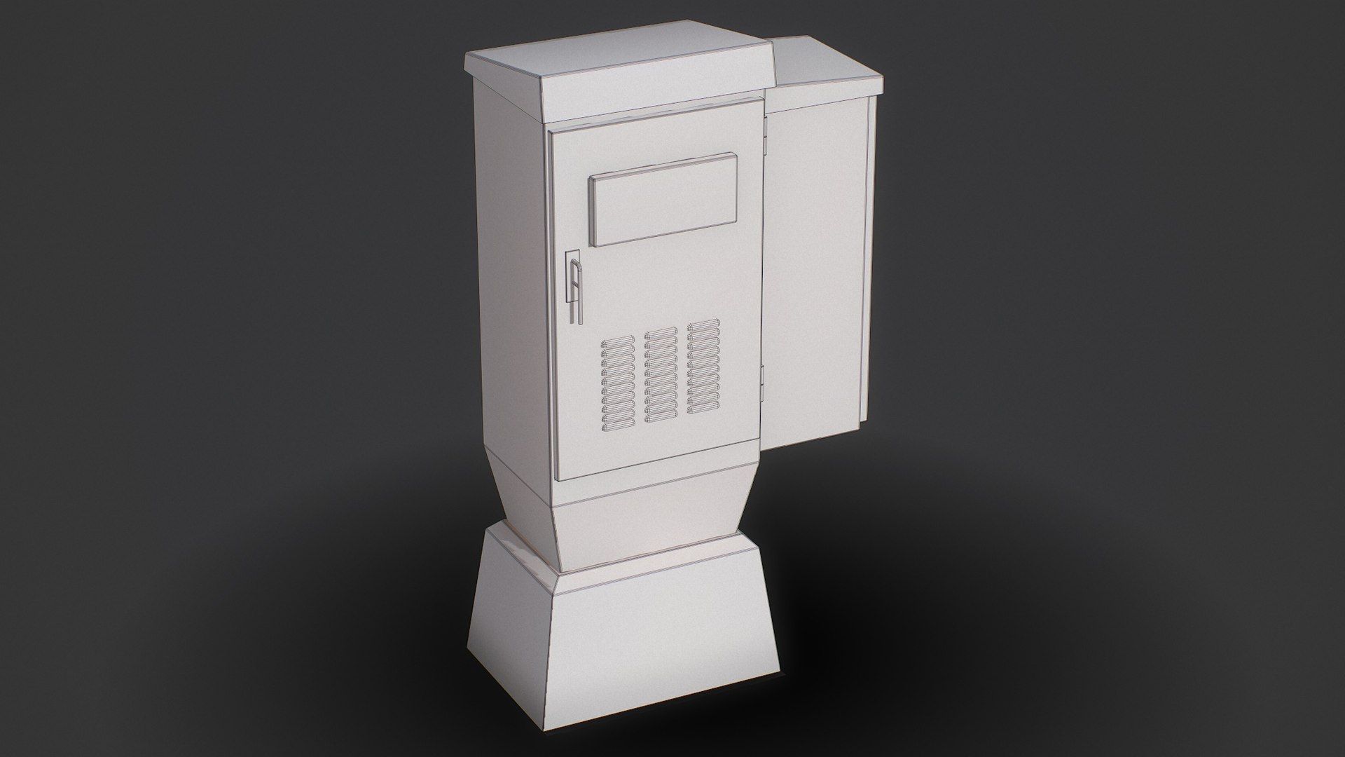 Electrical box 3D model - TurboSquid 1652989