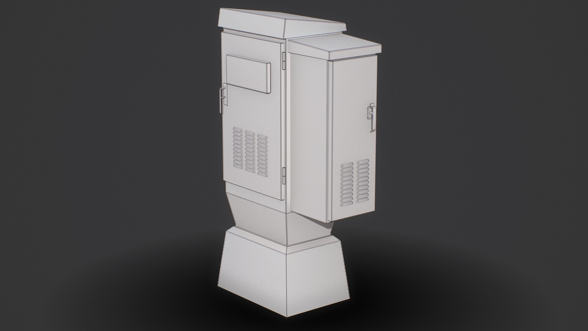 Electrical box 3D model - TurboSquid 1652989