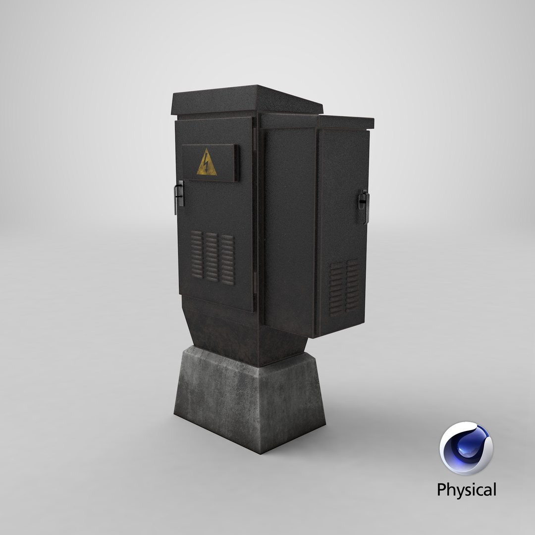 Electrical box 3D model - TurboSquid 1652989
